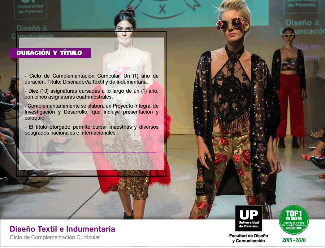 Diseño de Textil e Indumentaria - Ciclo de Complementación Curricular ...